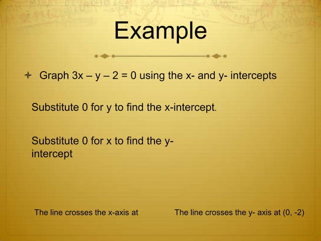 Notes 1-3 pre-calc Graphing Linear Equations | PPTX