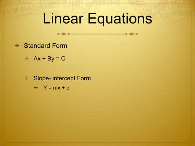 Notes 1-3 pre-calc Graphing Linear Equations | PPTX