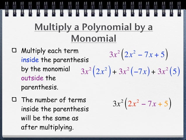 Notes 12.1 multiplying polynomials | KEY | Homework and Study | Education
