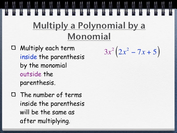 Multiplying Polynomials Examples