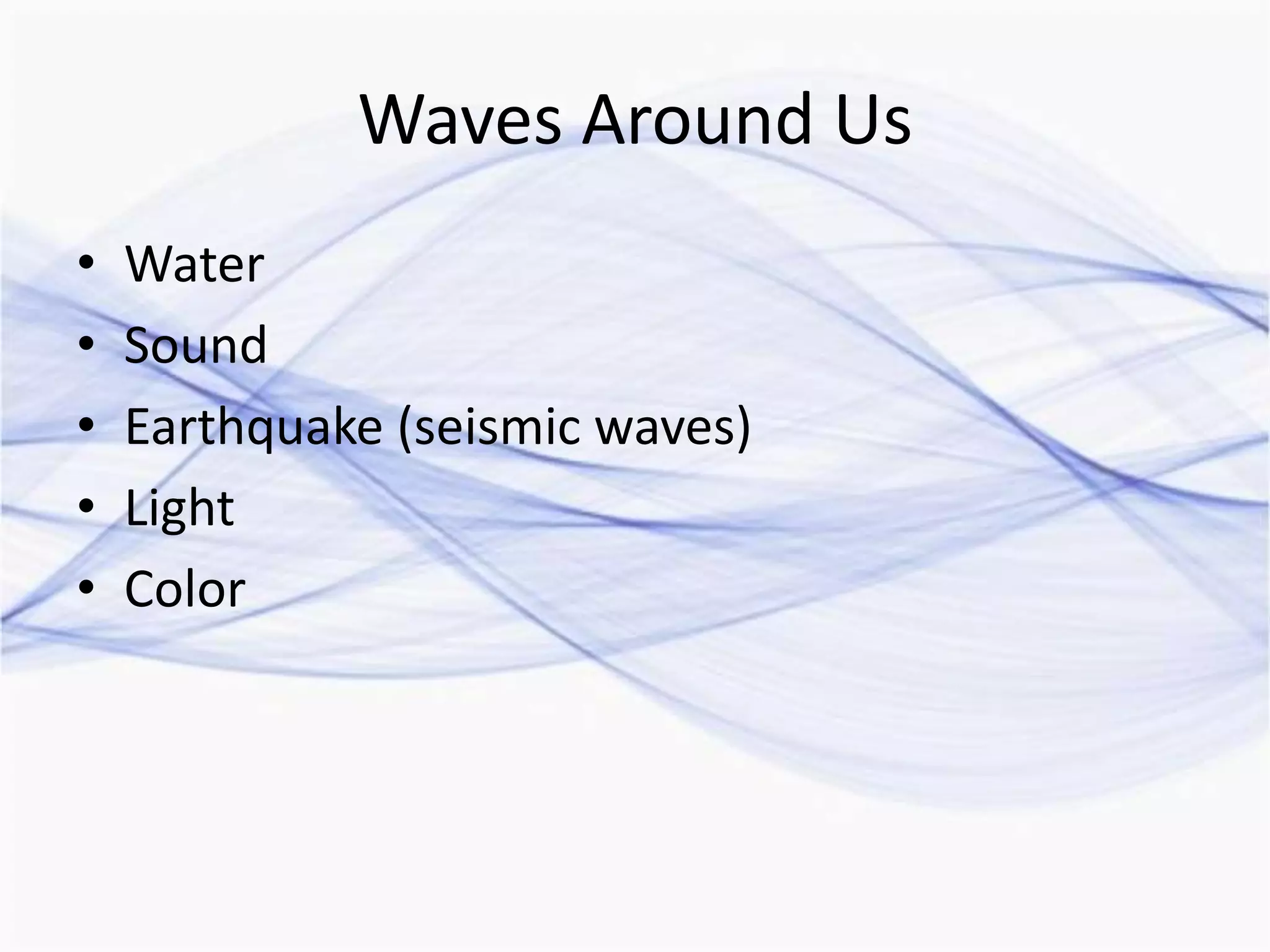 Introduction to Waves | PPT