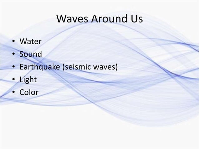 Introduction to Waves | PPT