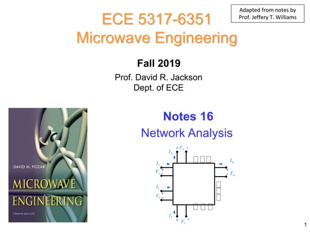 Notes 16 5317-6351 Network Analysis.pptx | Computer Networking | Computing