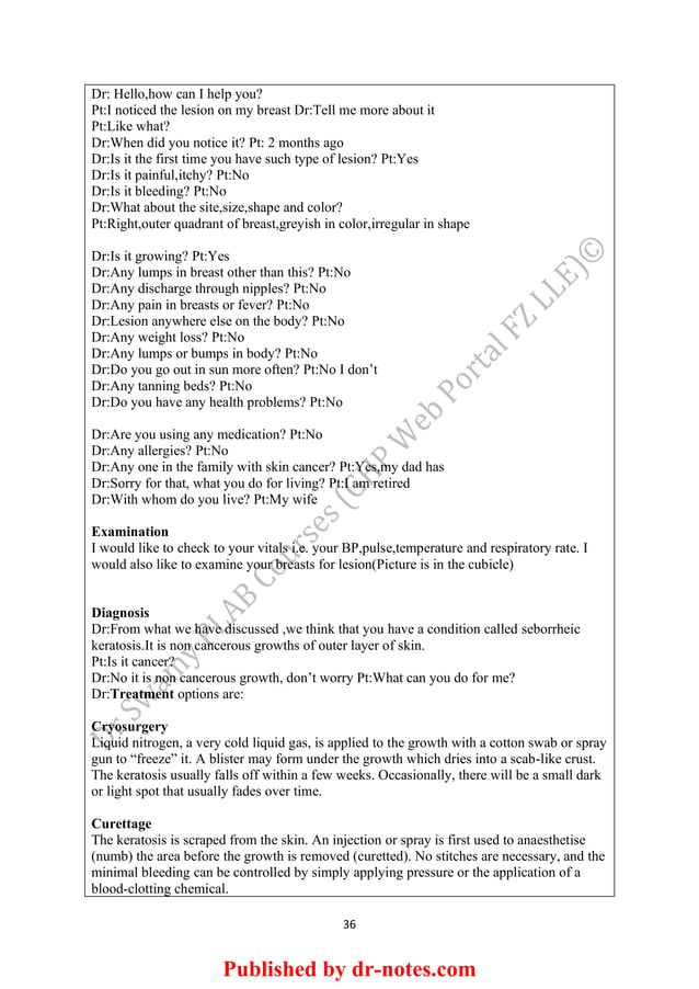 Scenarios Part 1 For PLAB 2 | PDF | Pregnancy | Reproductive Health