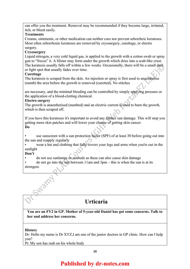 Scenarios Part 1 For PLAB 2 | PDF | Pregnancy | Reproductive Health