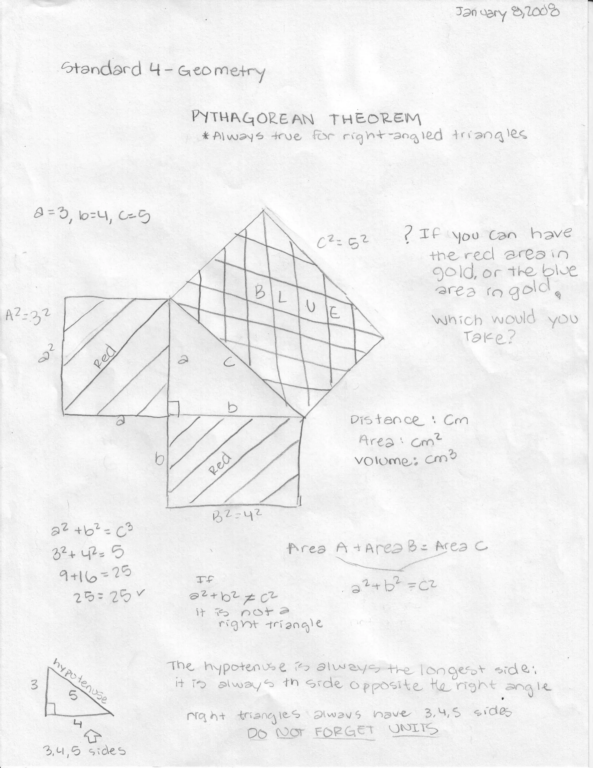 Notes 1 pythagoras | PDF