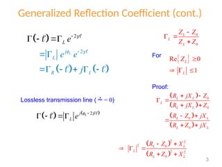 Notes 2 - Smith charts.pptx for electrical engineers | PPTX