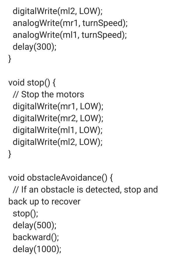 Line following robot program Arduino Uno | PDF
