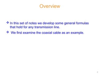 Notes 3 5317-6351 Transmission Lines Part 2 (TL Formulas) (2).pptx