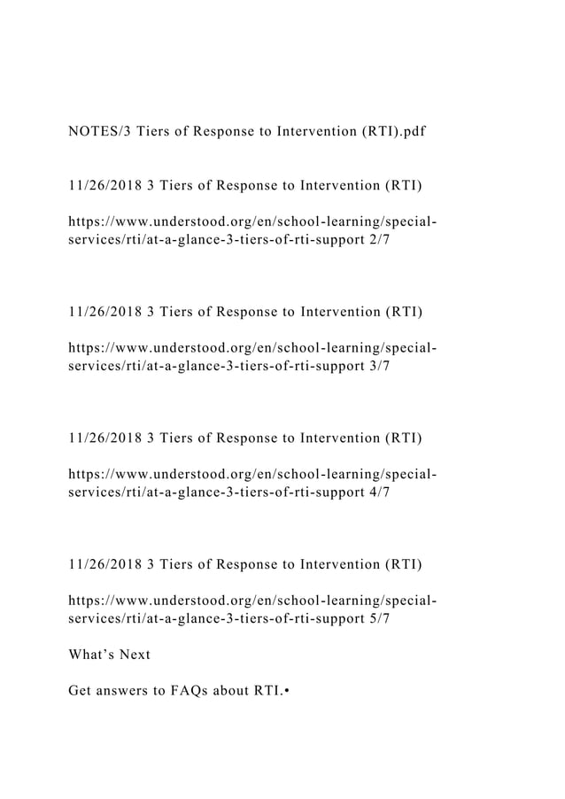 NOTES3 Tiers of Response to Intervention (RTI).pdf11262.docx