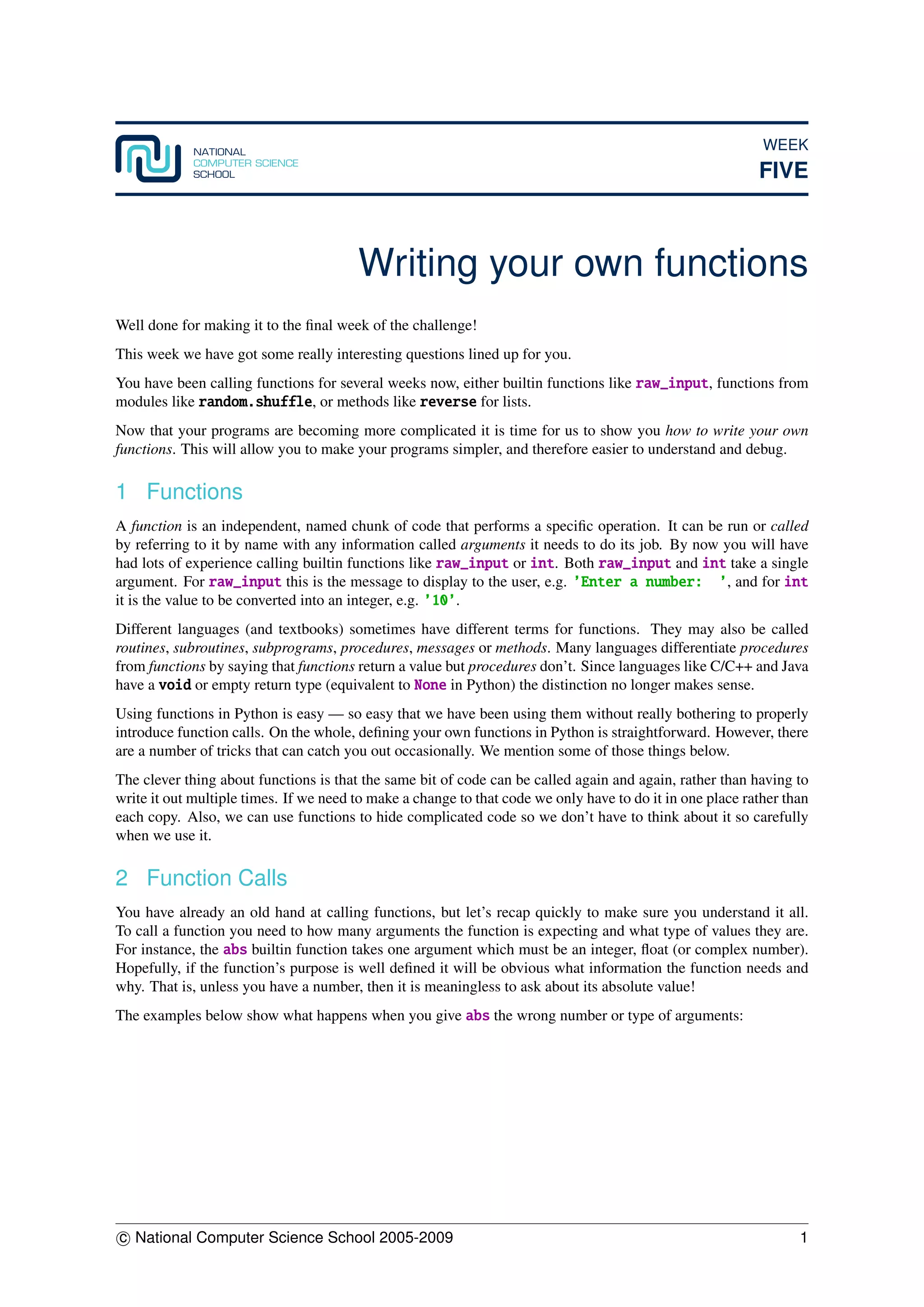 Notes5 | PDF