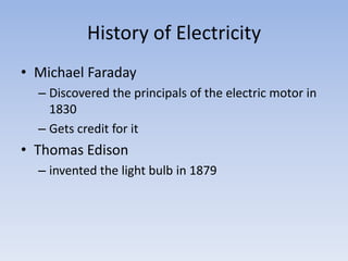 Electricity Notes | PPTX | Physics | Science