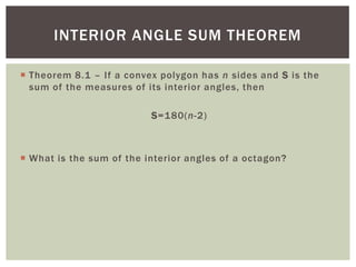 Geometry/Notes 8.1 | PPT