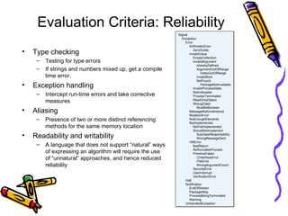 Notes from Sebesta | PPT