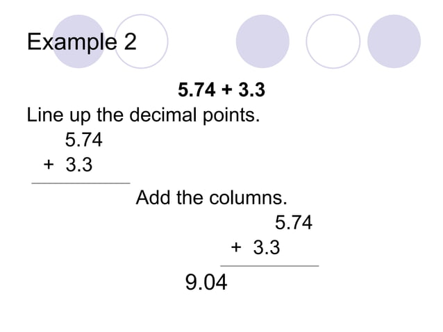 Adding & Subtracting Decimals | PPT