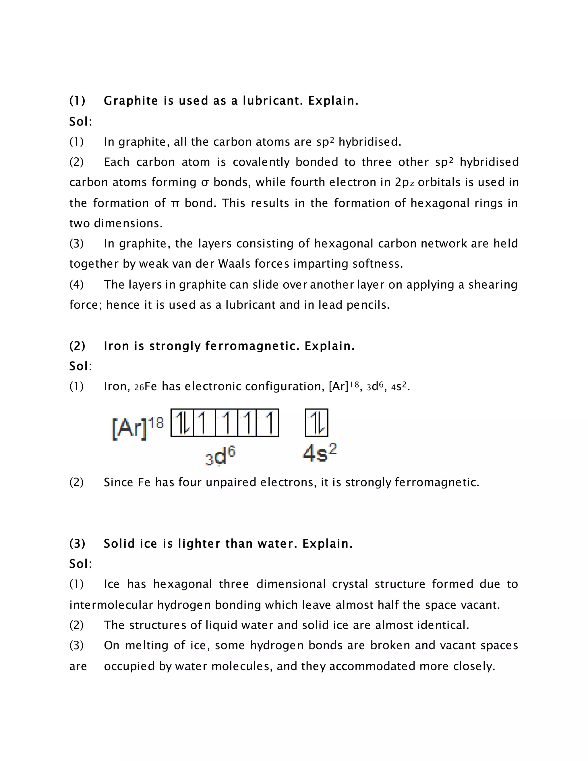 Notes and Important Points on Solid State - JEE Main 2015 | PDF