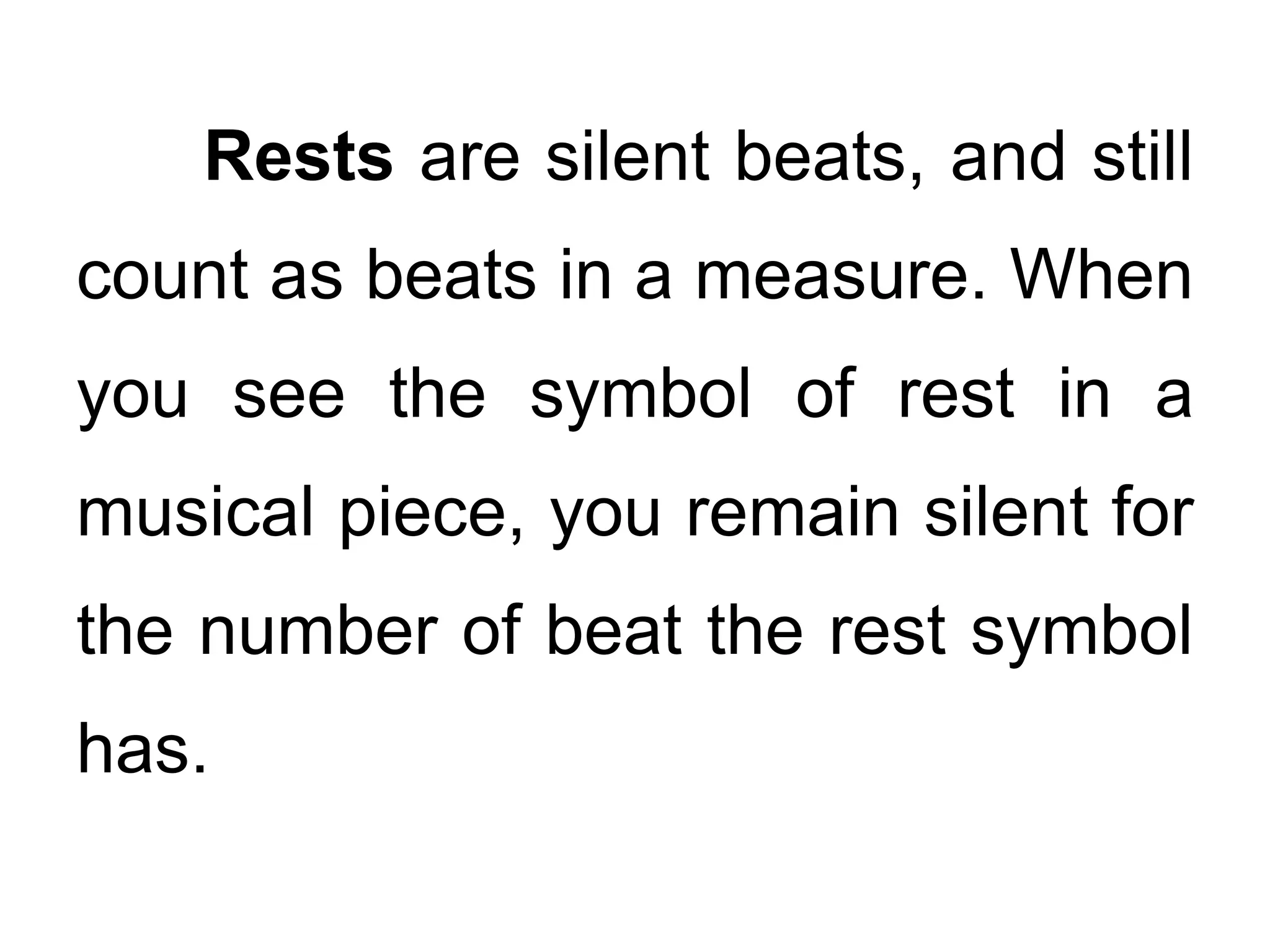 Notes and rest | PPTX