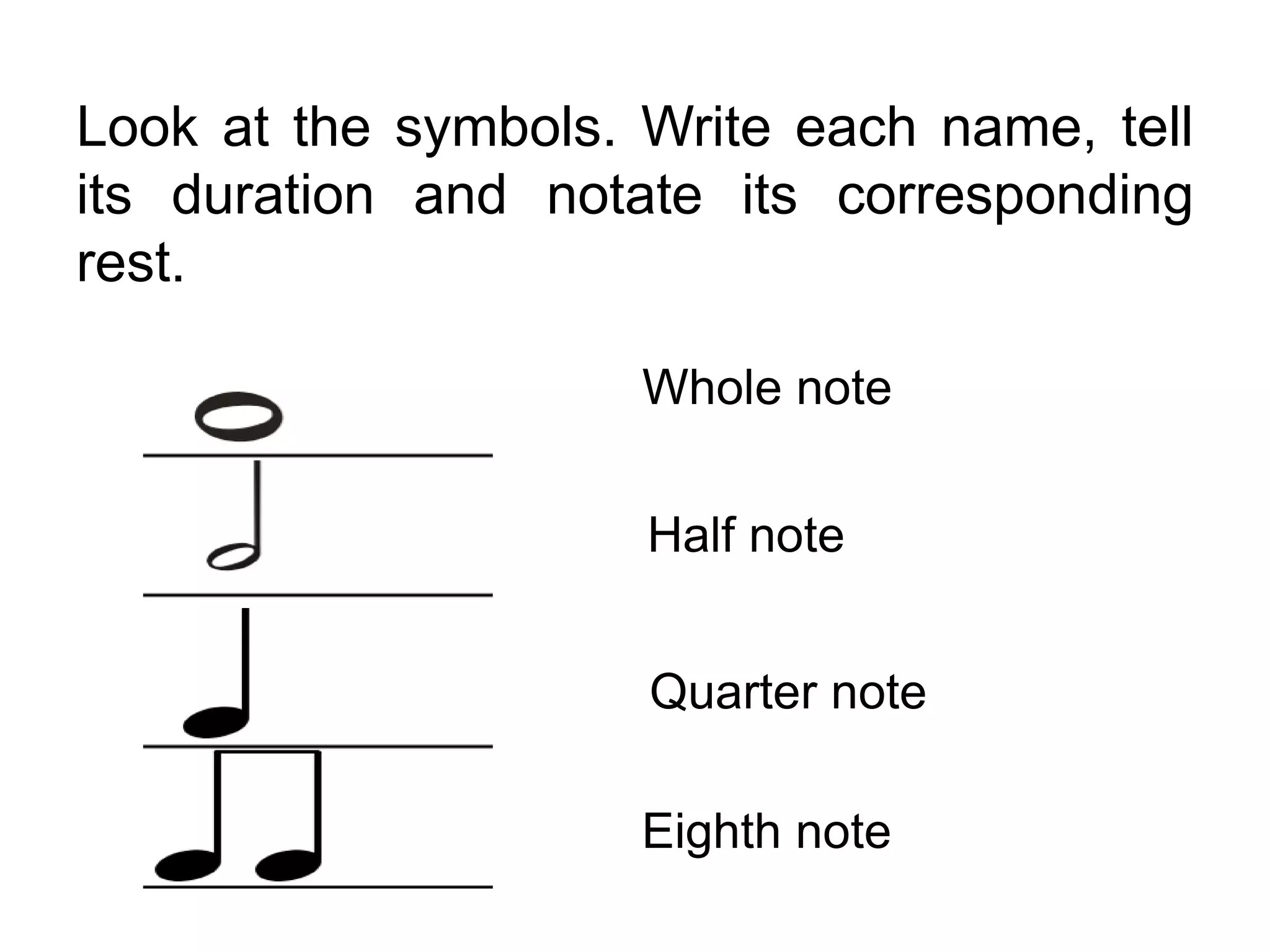 Notes and rest | PPTX
