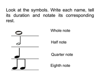 Notes and rest | PPTX | Classical Music | Music