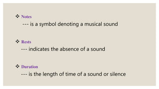 Notes and Rests | PPT