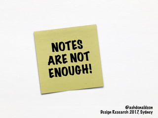 Notes are not enough! Why relying on your notes will lead you down the ...