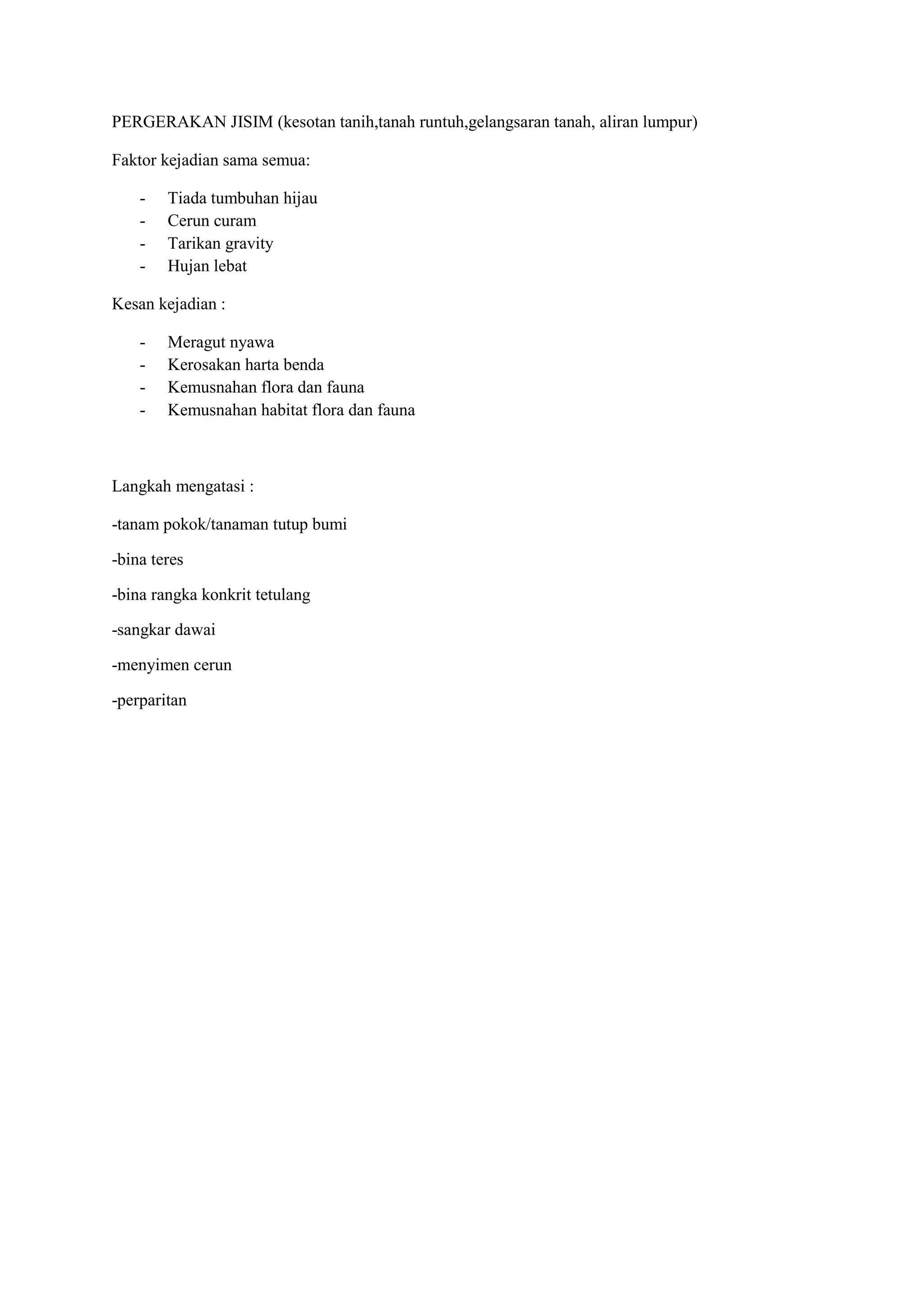 nota geografi t4 | DOCX