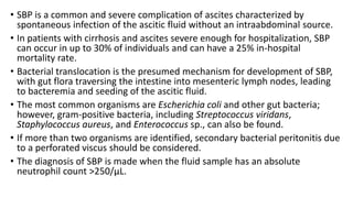 Notes complications of liver cirrhosis | PPT