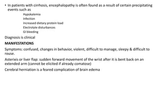 Notes complications of liver cirrhosis | PPTX