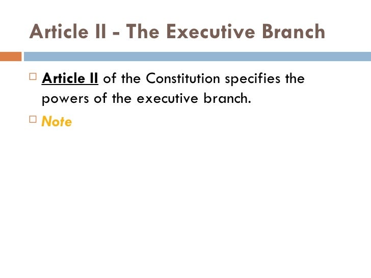 Notes constitution article two