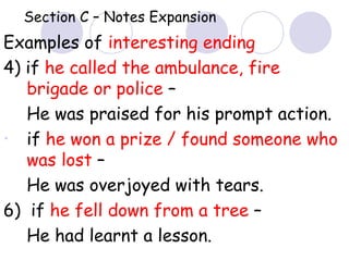 Notes expansion | PPT