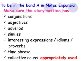 Notes expansion | PPT