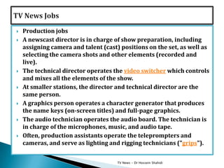 How to write a report for TV? By Hossein Shahidi | PPTX