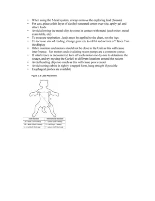 Notes for cardell monitor | PDF