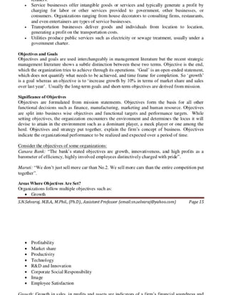 Notes for mba (strategic management) unit i | PDF