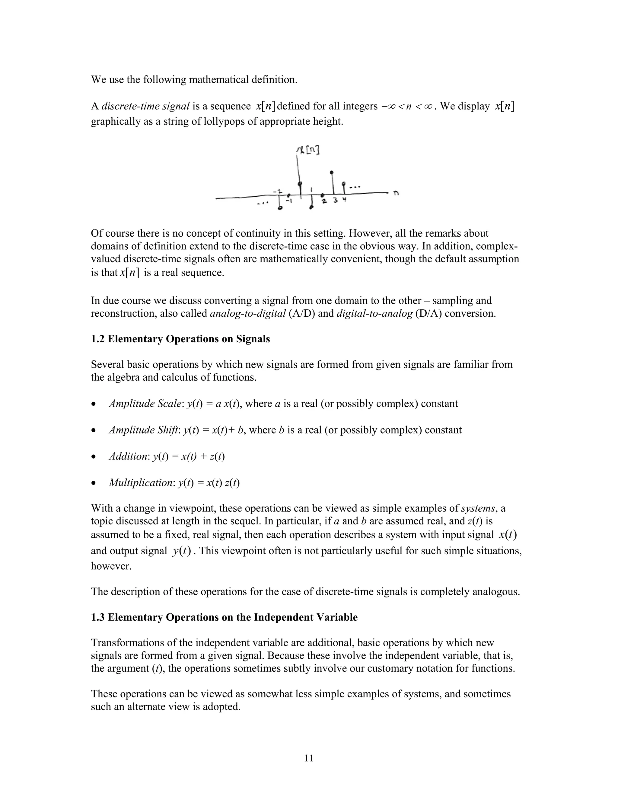 Notes for signals and systems | PDF