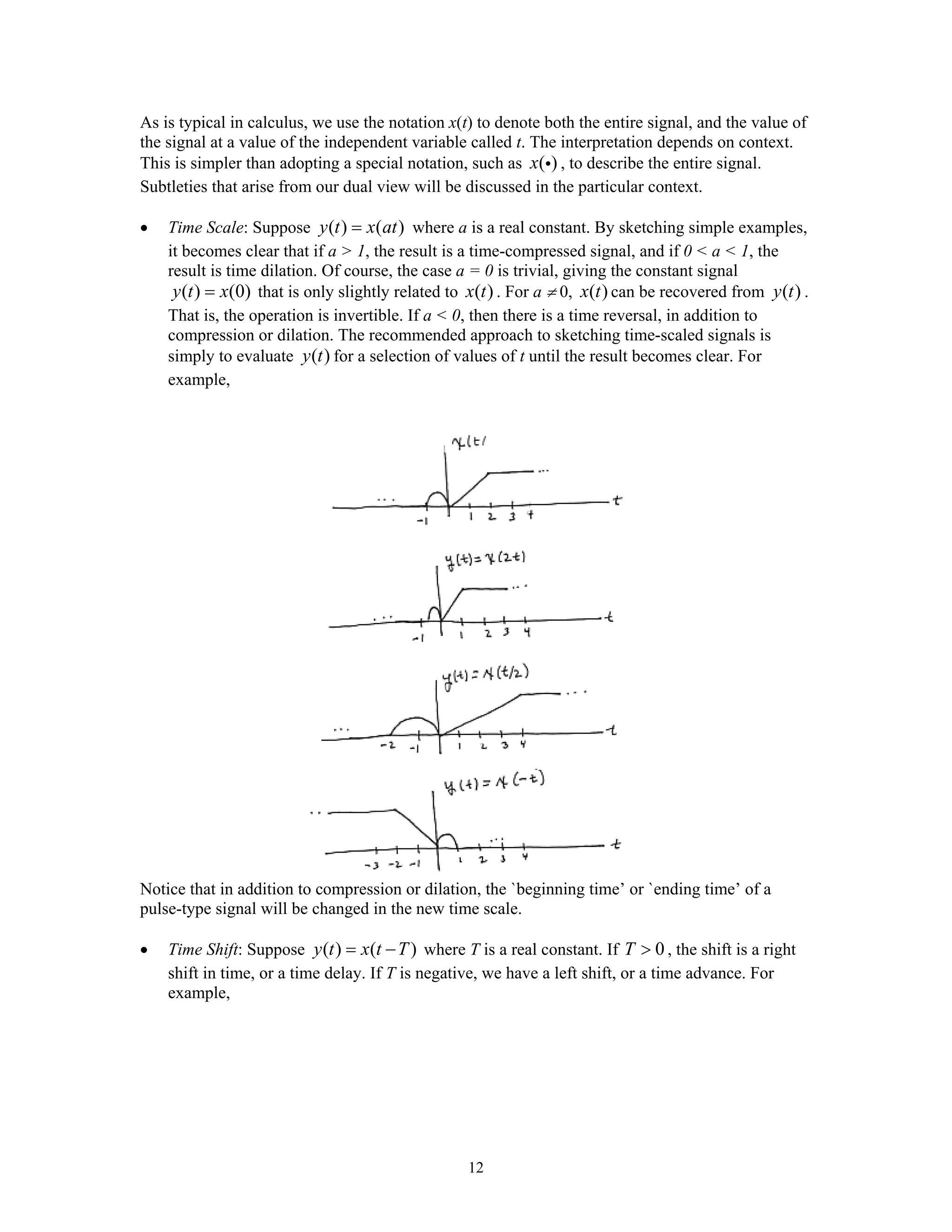 Notes for signals and systems | PDF