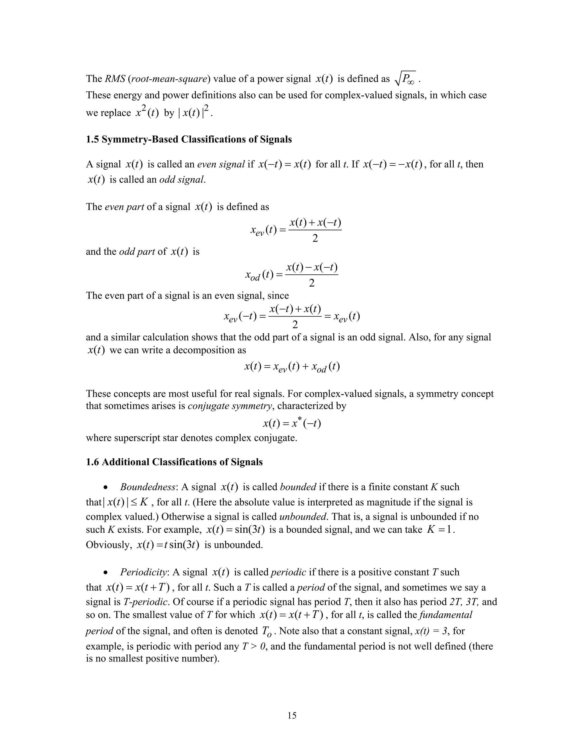 Notes for signals and systems | PDF