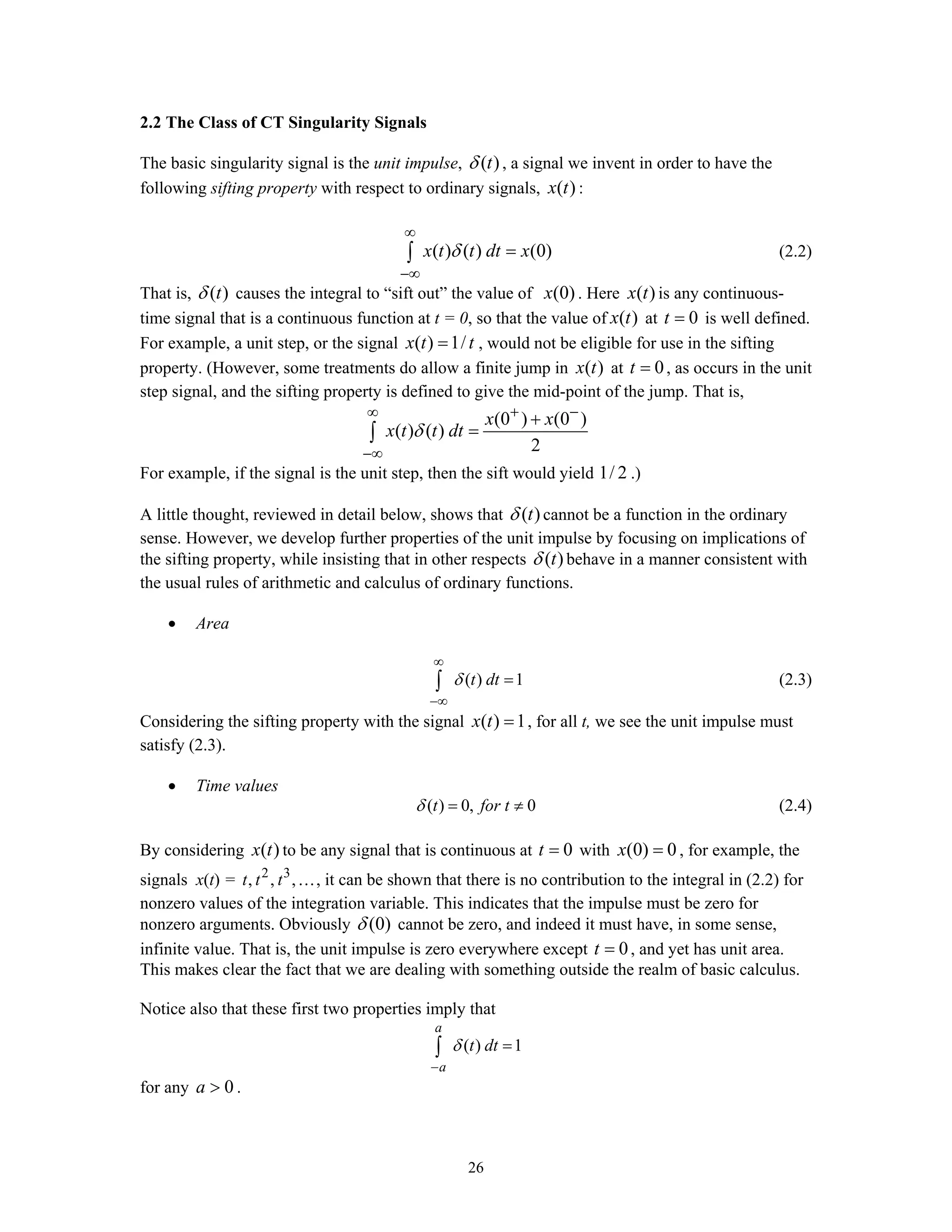 Notes for signals and systems | PDF