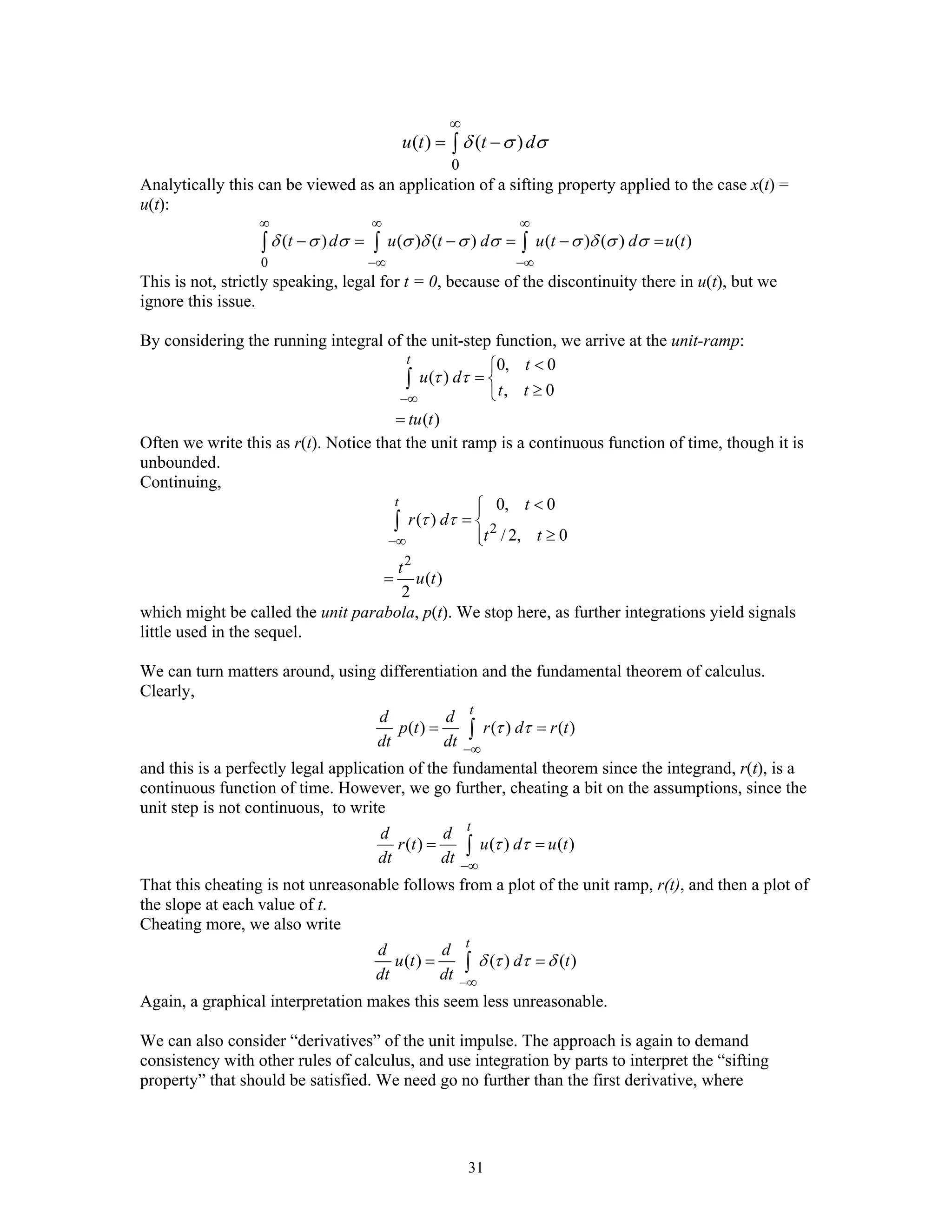 Notes for signals and systems | PDF