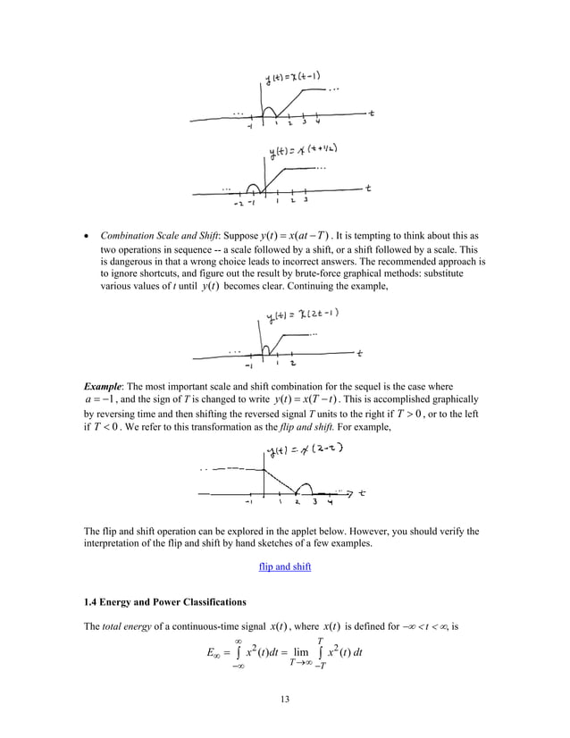 Notes for signals and systems | PDF