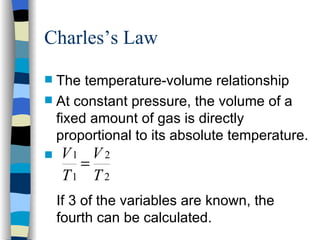 Notes gas laws | PPT