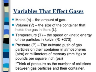 Notes gas laws | PPT