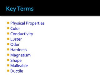 Notes gb lab 01 02 properties r us measuring matter | PPT