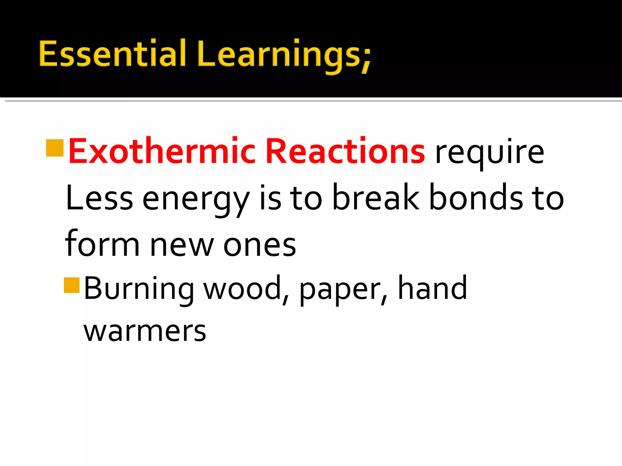 Notes gb lab 08 endothermic and exothermic reactions | PPT
