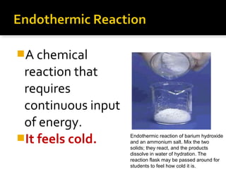 Notes gb lab 08 endothermic and exothermic reactions | PPT