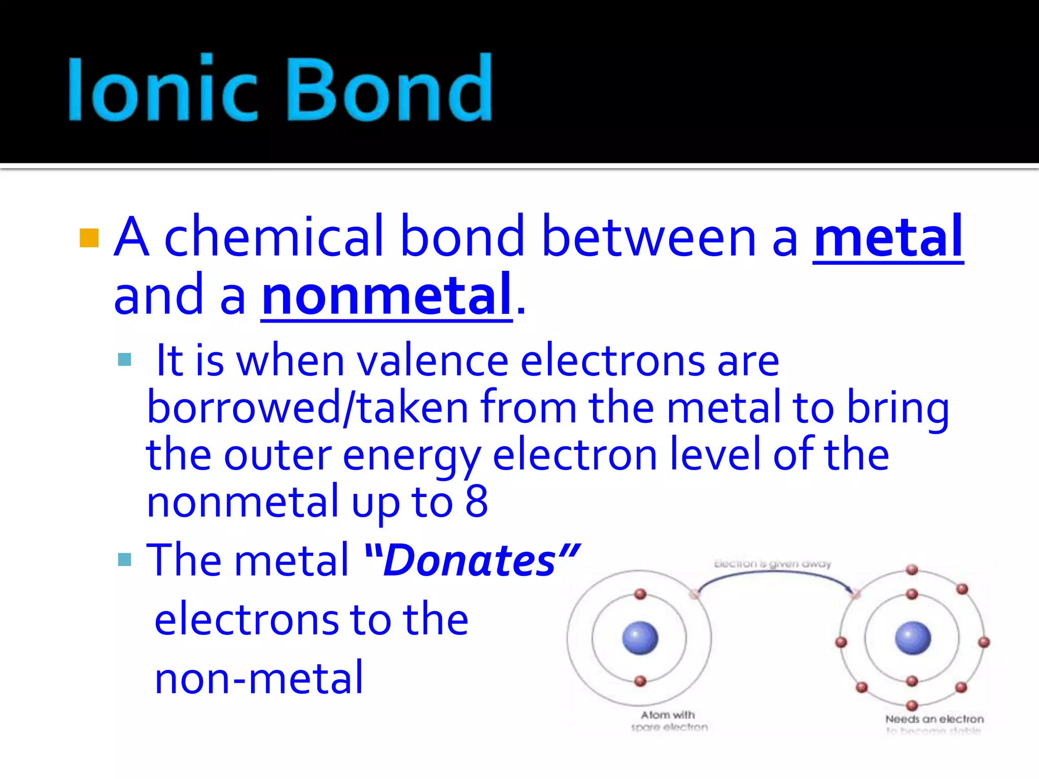 Notes gb lab 10 names bond ionic bond 02 | PPT
