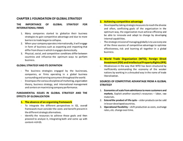 Notes GBS CH 1,2,3,4,5,6,7,9,8 and 10 | PPT