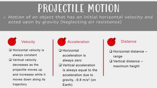 Projectile Motion at an Angle || Grade 9 Physics || Physics Notes | PPTX