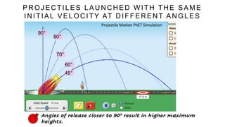 Projectile Motion at an Angle || Grade 9 Physics || Physics Notes | PPTX
