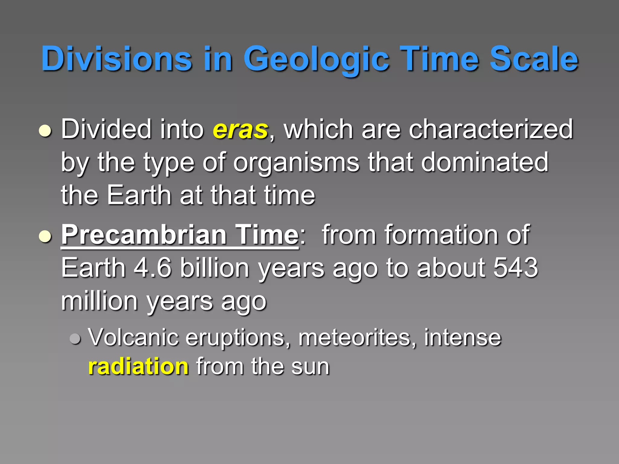 Notes history of life on earth - gts | PPTX